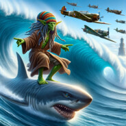 Steam Community :: Jamaican Yoda surfing on shark