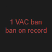 Steam Community :: 1 VAC ban on record